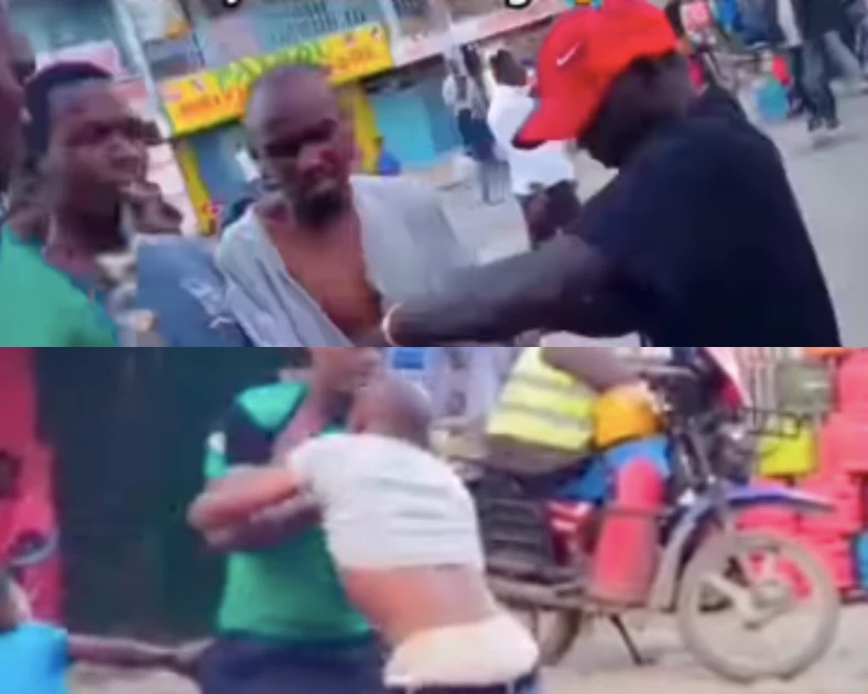 Video of boy defending his father while being assaulted over Ksh.100 ...