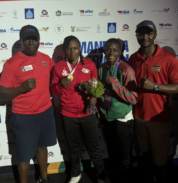 Boxer Elizabeth Andiego punches gold at Mandela Cup