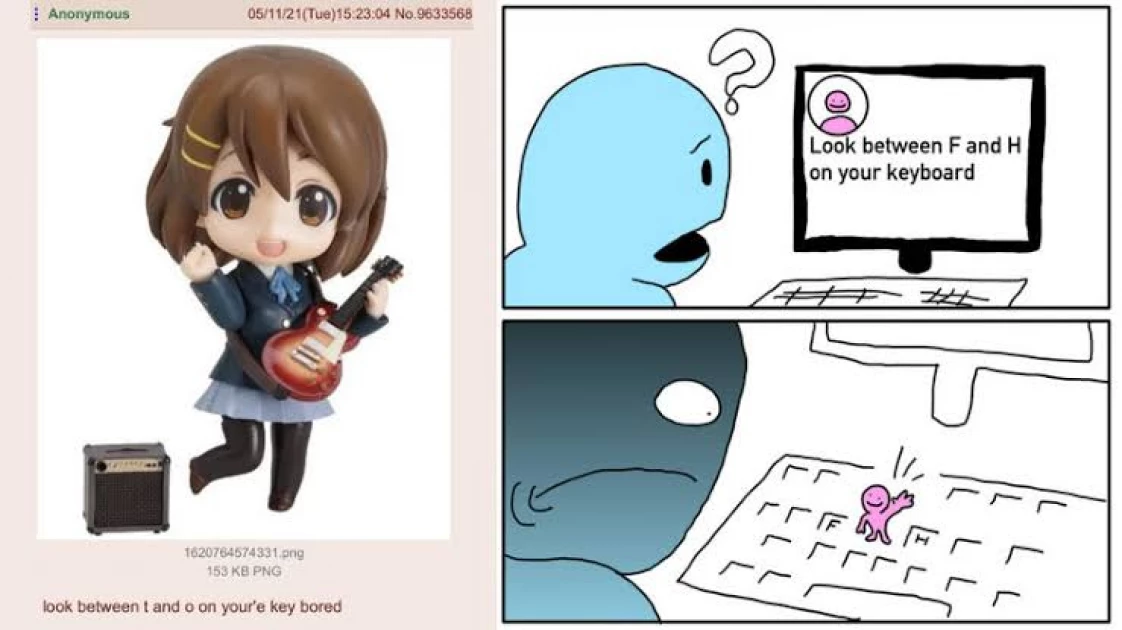 The 'Look between X and Y on your keyboard' trend is confusing people ...