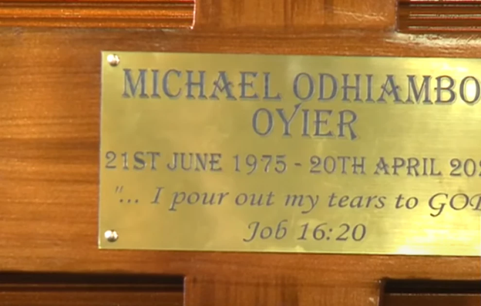 Family, friends hold requiem mass for Michael Oyier