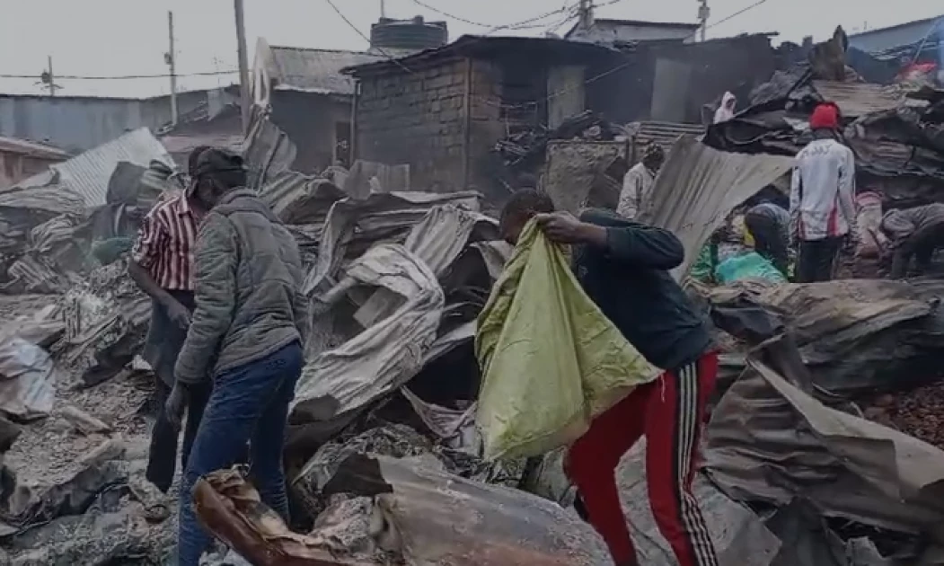 Kibra: Dozens homeless following fire incident in Soweto