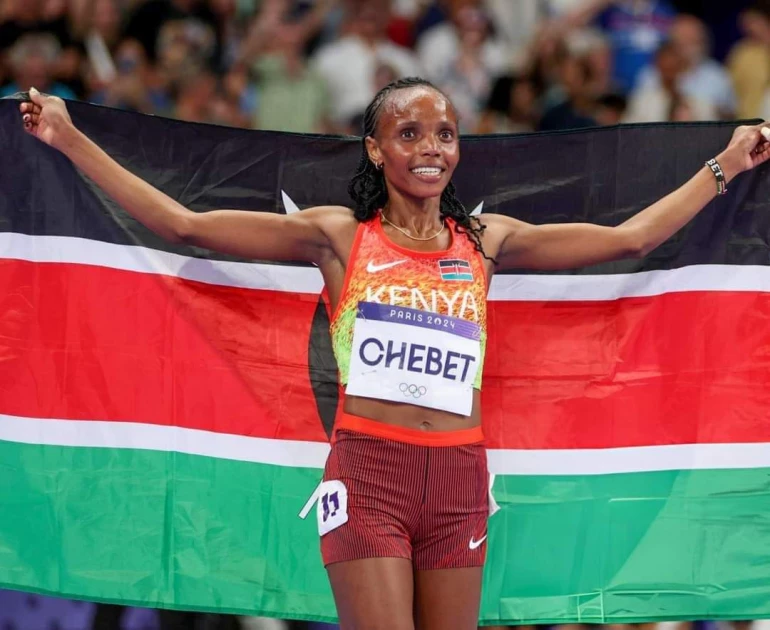 Brave, brilliant...Beatrice Chebet wins gold in 10,000m to seal ...