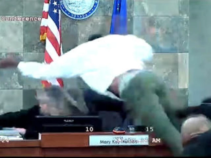 US man who attacked judge in viral video jailed