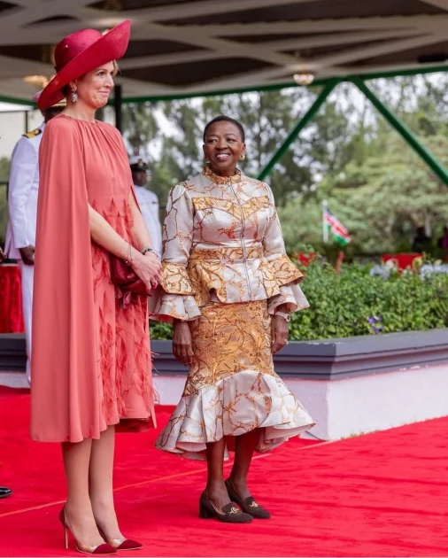 First Lady Rachael Ruto's outfit during royal visit leaves Kenyans ...