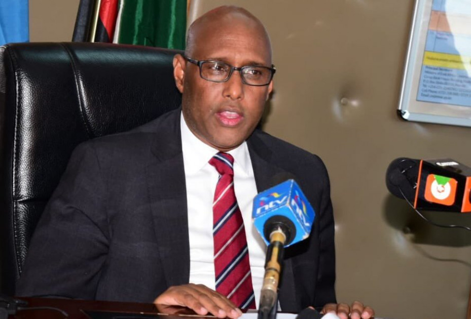CS Adan Mohamed resigns to contest for Mandera Governor's seat